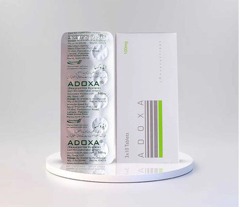 ADOXA 100mg tablet | The Skin Lab